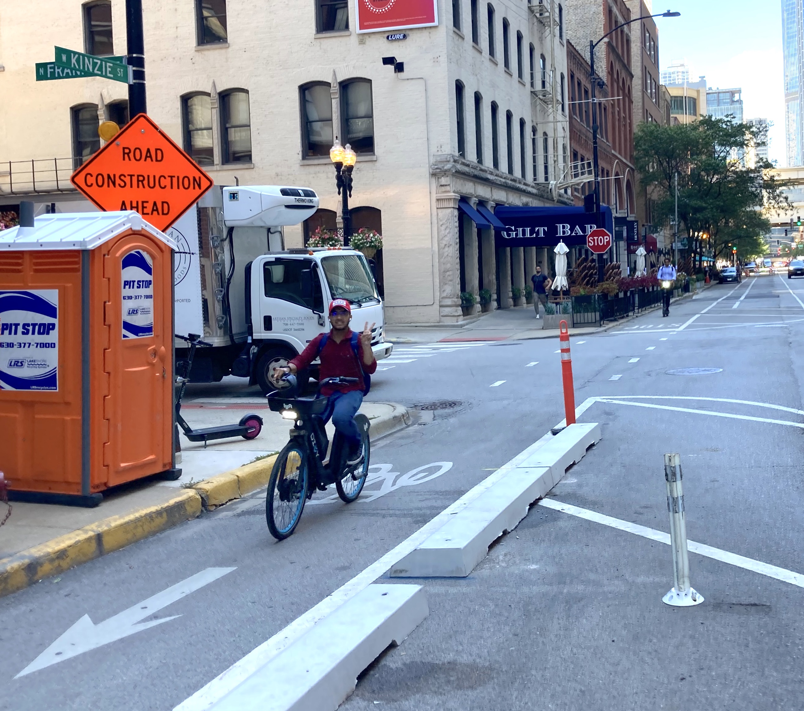 Eyes on the Street: Curb protection on Kinzie Street, and the Dearborn ...